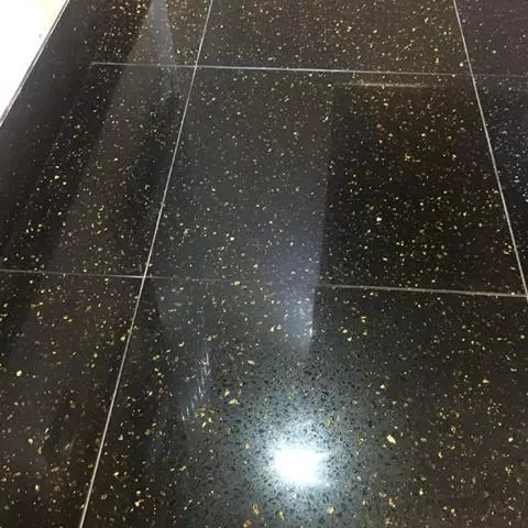 Black Sparkle Floor Tiles 600x300