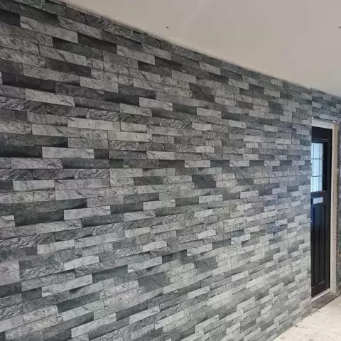 grey stone cladding tiles