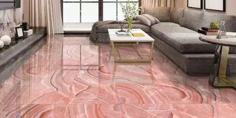 Pink Marble Floor Tile Pink Stone Slab, पत्थर का