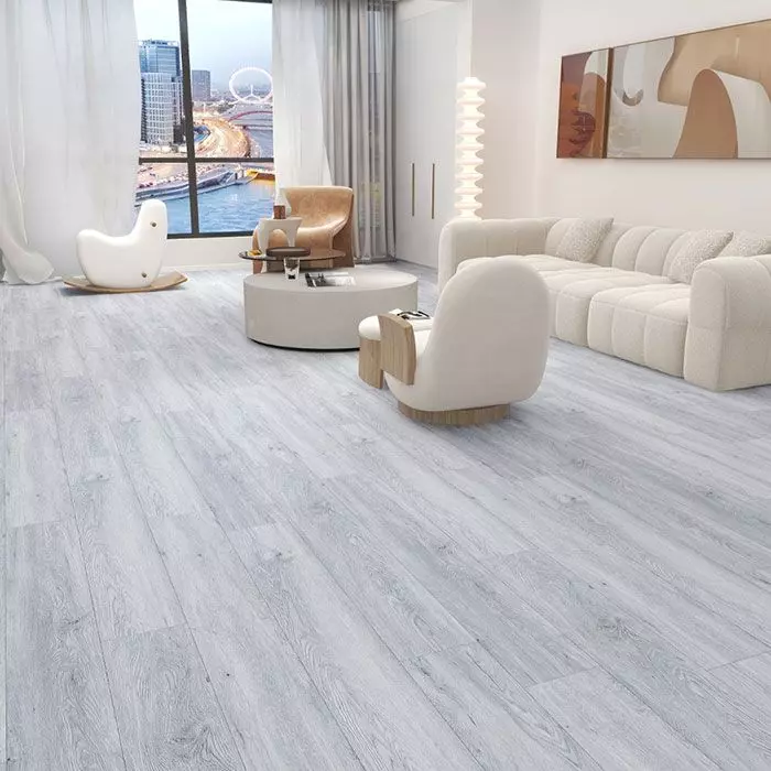 Lumber Silver Grey LVT Luxury Vinyl Tiles