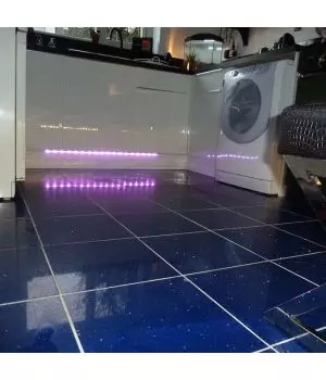 Sparkly Floor Tiles with Glitter. Ideal for Bathroom & Kitchen.