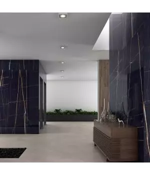 Explore the timeless elegance of black marble tiles.