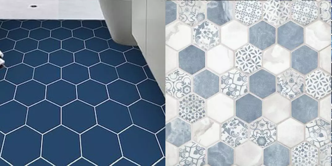 Blue Hexagon Tile | Free Tile Samples & Free Finance Options