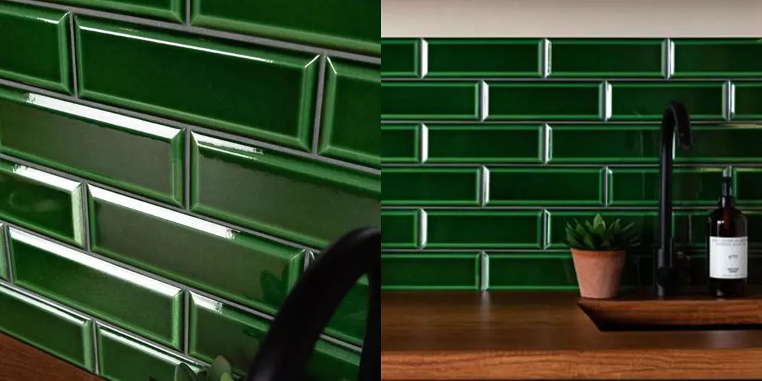 Discover The Elegance Of Our Green Gloss Tiles With Free Samples