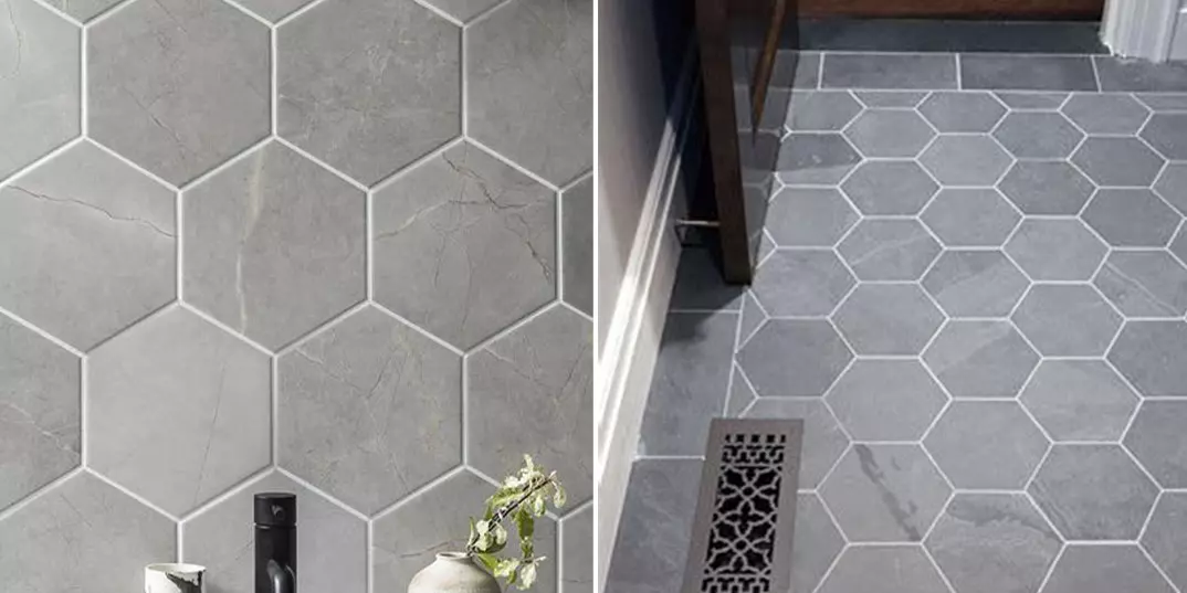 See Our Grey Hexagon Tiles With Free Samples