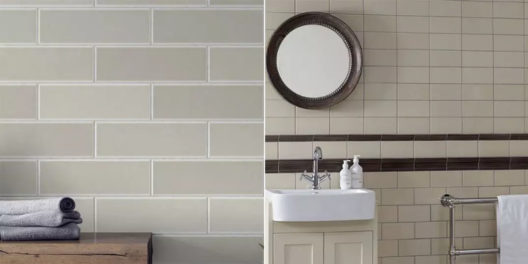Discover the elegance of cream metro tiles.