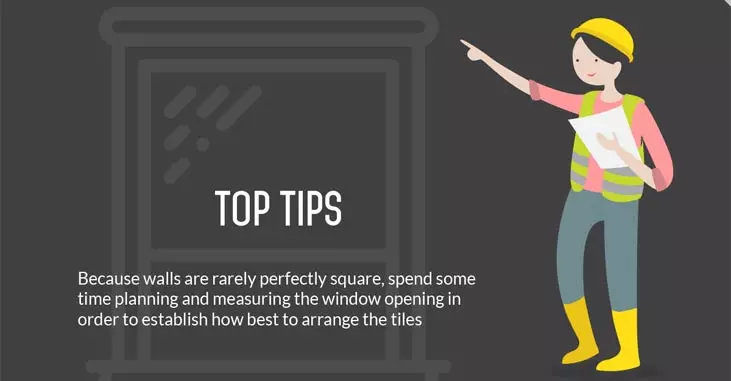 How To Tile Around a Window
