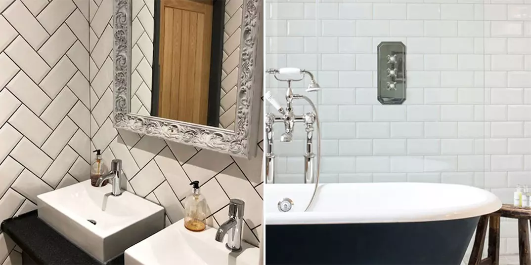 See Our White Herringbone Tiles With Free Samples