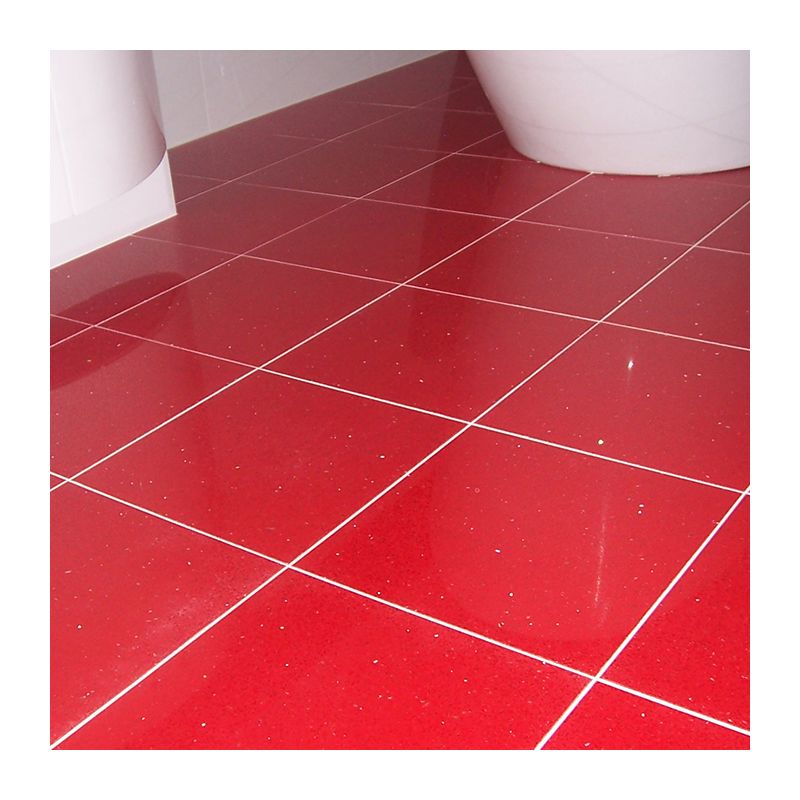 Red Porcelain Tile 1x1 Cirkel Glossy Red Porcelain Penny Round Tile