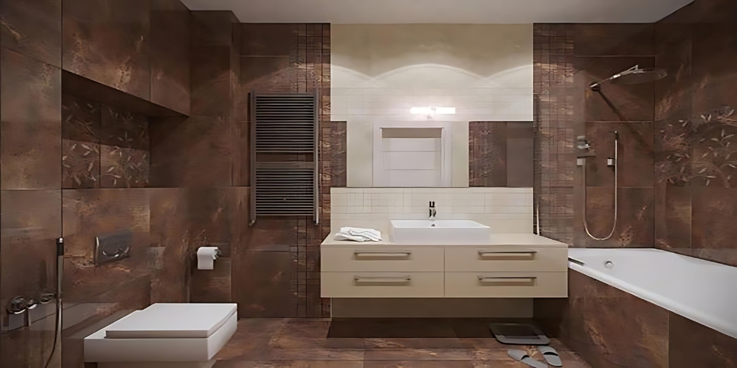 Brown Bathroom Tiles